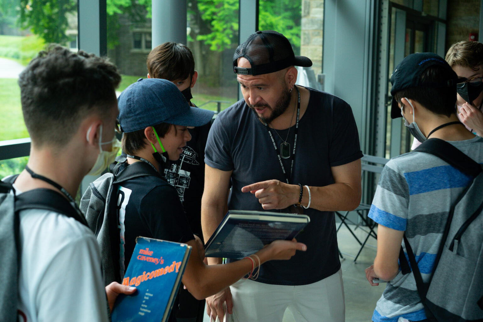 Gift to young magicians at Tannen's Magic Camp - Chamber Magic